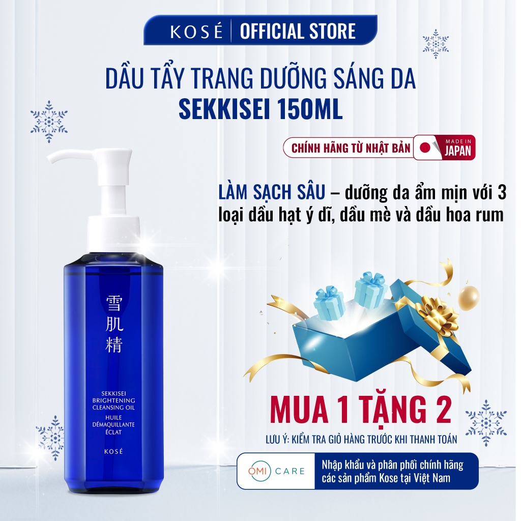 Dầu Tẩy Trang Làm Sạch Sâu, Dưỡng Sáng Da, Dưỡng Ẩm Từ Thiên Nhiên Sekkisei Kose Nhật Bản 150ml ...