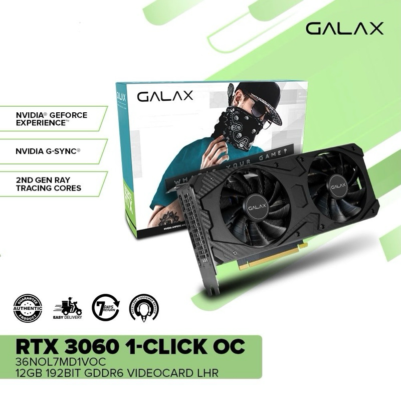 [CHÍNH HÃNG] VGA/CARD MÀN HÌNH GALAX RTX 3060 12GB OC | Shopee Việt Nam