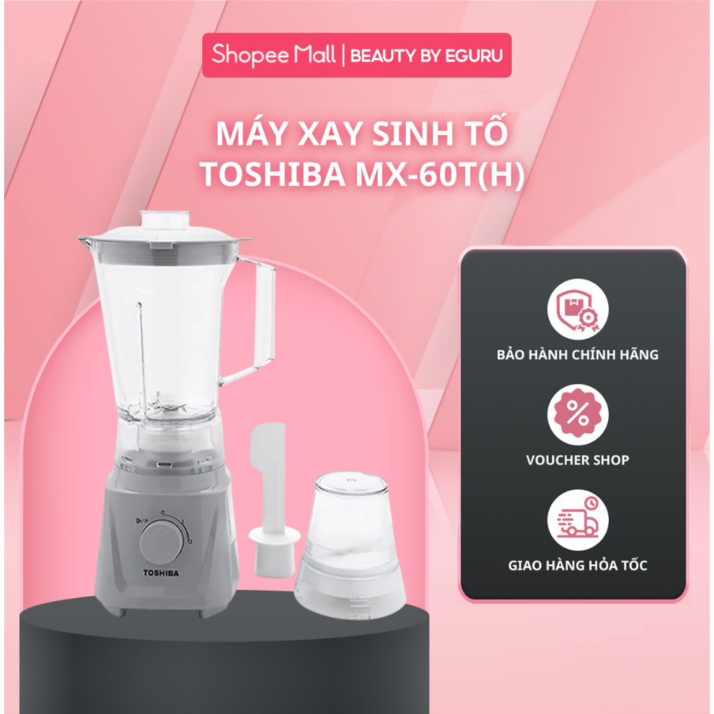 Máy xay sinh tố Toshiba MX-60T(H) | Toshiba BL-70PR1NV - Bảo hành chính hãng 24 tháng | Shopee ...