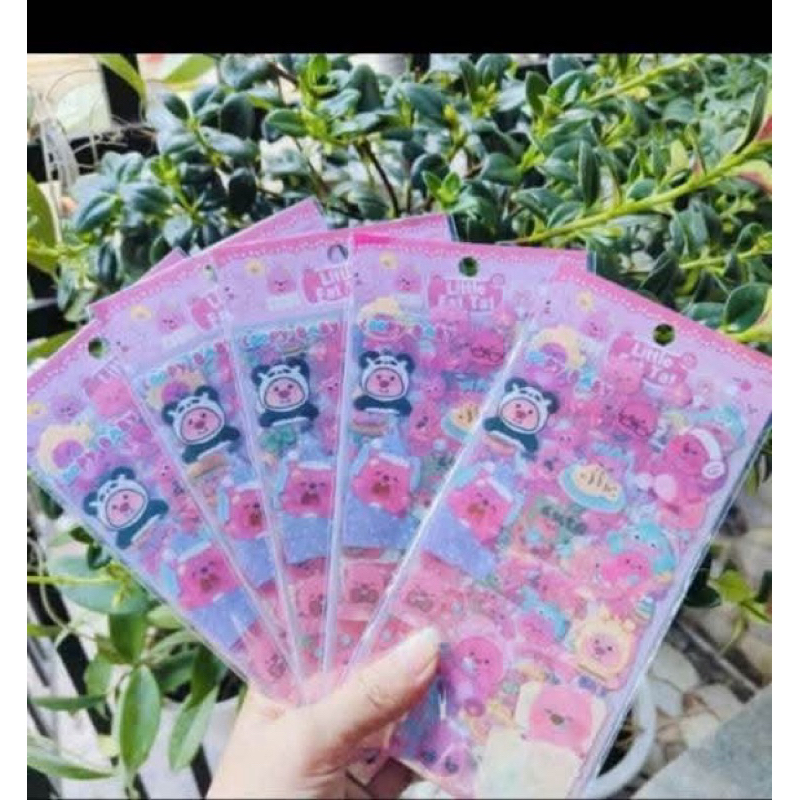Sét 6 Tấm Sticker Trong Suốt loppy | Shopee Việt Nam