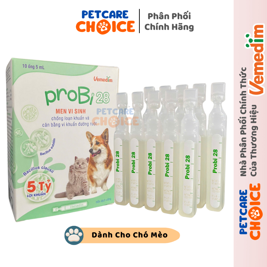 Vemedim PROBI 28 Men Vi Sinh Bổ Sung Lợi Khuẩn, Cân Bằng Hệ Vi Sinh Đường Ruột, Tăng Cường Miễn ...