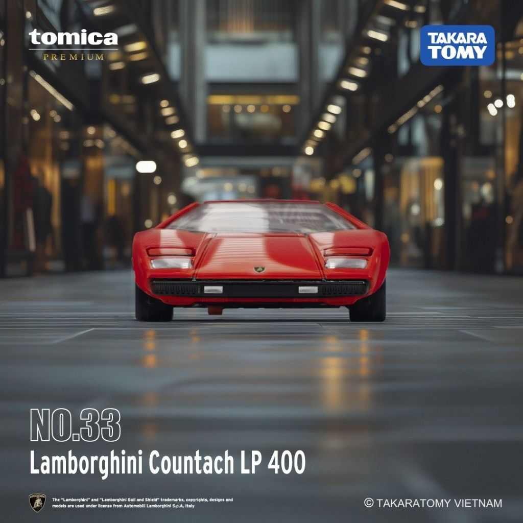 Xe mô hình Tomica Premium No.33 Lamborgini Countach LP 400 Fullbox ...