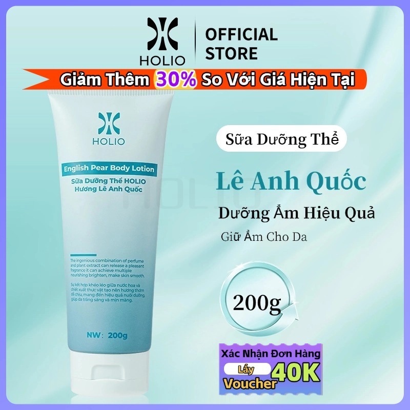 ⭐ HOLIO 200G Sữa Dưỡng Thể Rửa Sản Phẩm Kem Dưỡng Ẩm Kem Body Trắng Da ...