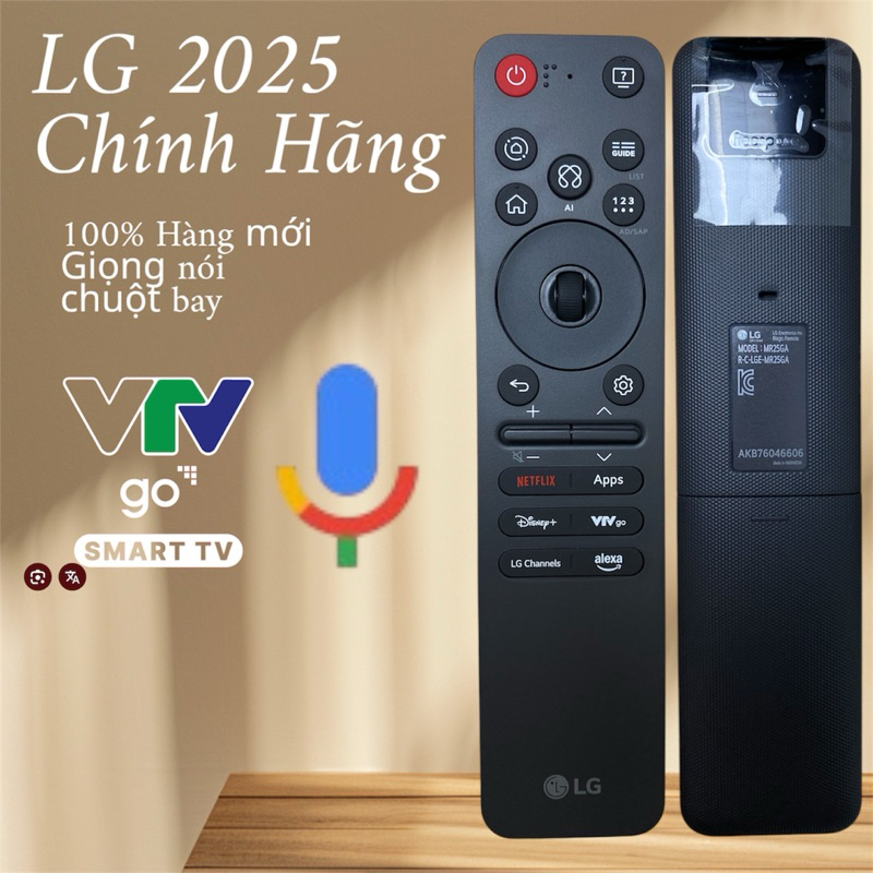 [CHÍNH HÃNG] Remote LG Giọng Nói 2025 MR25 cho Smart Tivi LG 2025 ...