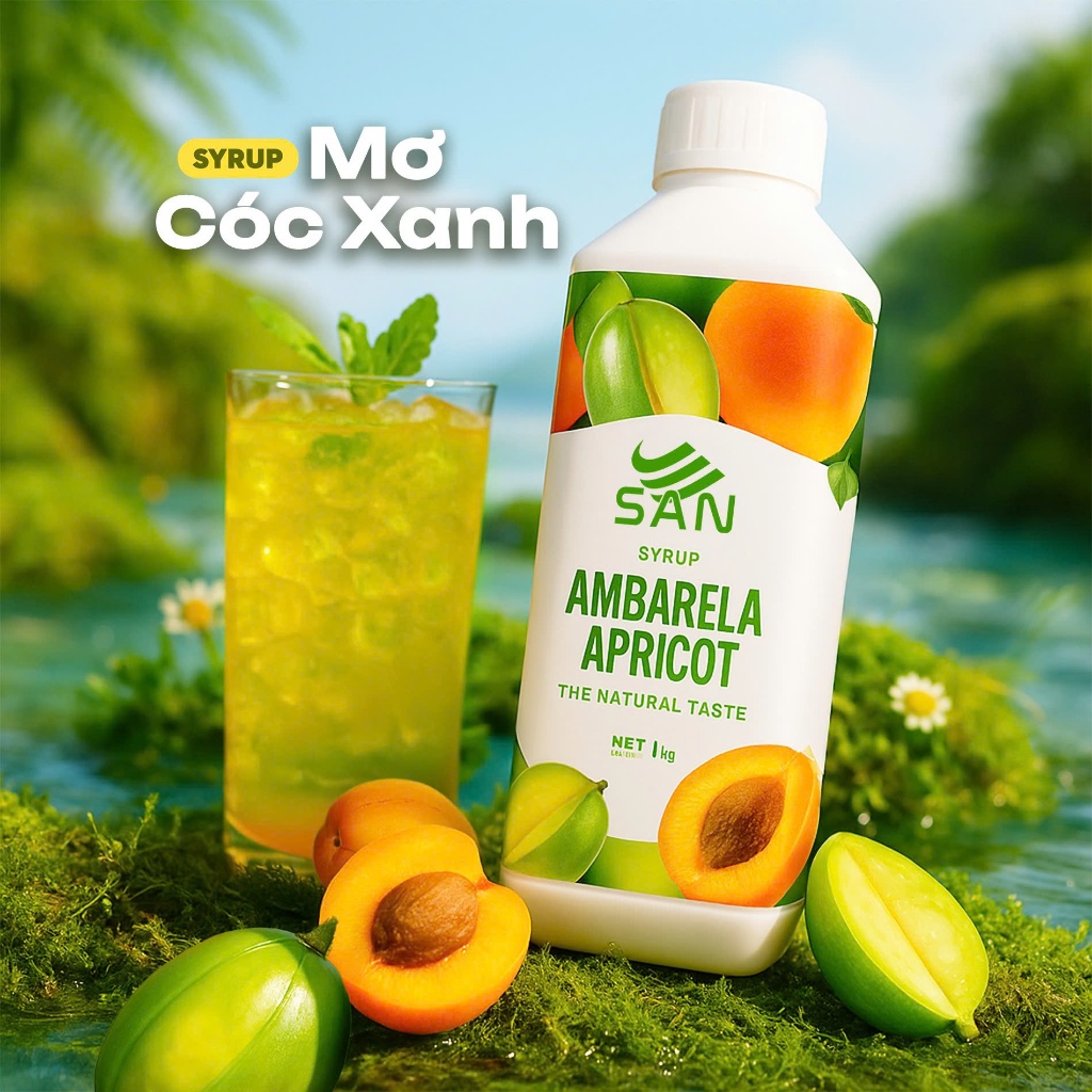 Syrup SAN CÓC MƠ (có mẫu thử) - Hương Thơm, Màu Sắc Nổi Bật | Shopee ...