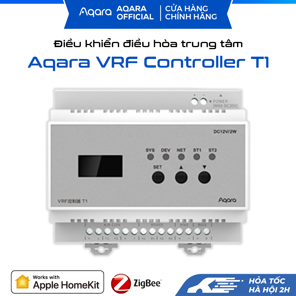 Bộ điều khiển điều hoà trung tâm Aqara VRF T1, kết nối Zigbee, tương ...