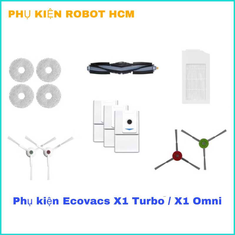 ( Hàng chính hãng ) Phụ kiện dành cho Robot Ecovacs Deebot X1 Turbo ...