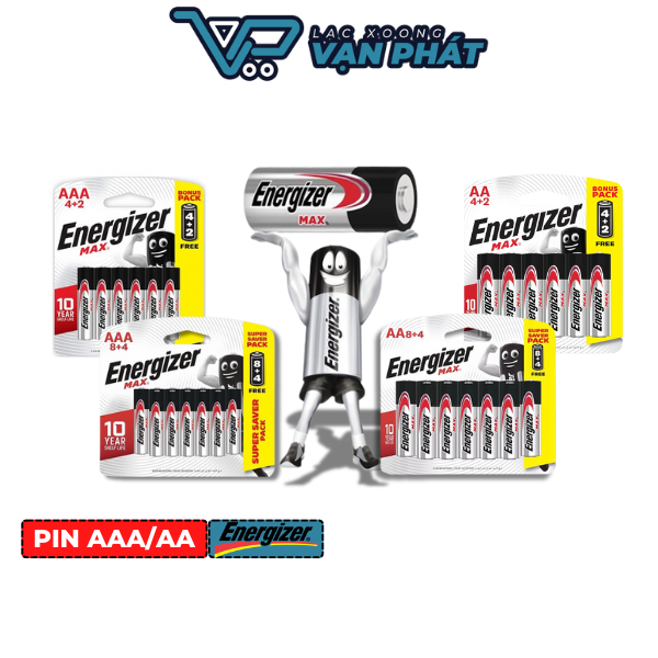 Pin Energizer Max AAA, AA - Hàng Chính Hãng | Shopee Việt Nam