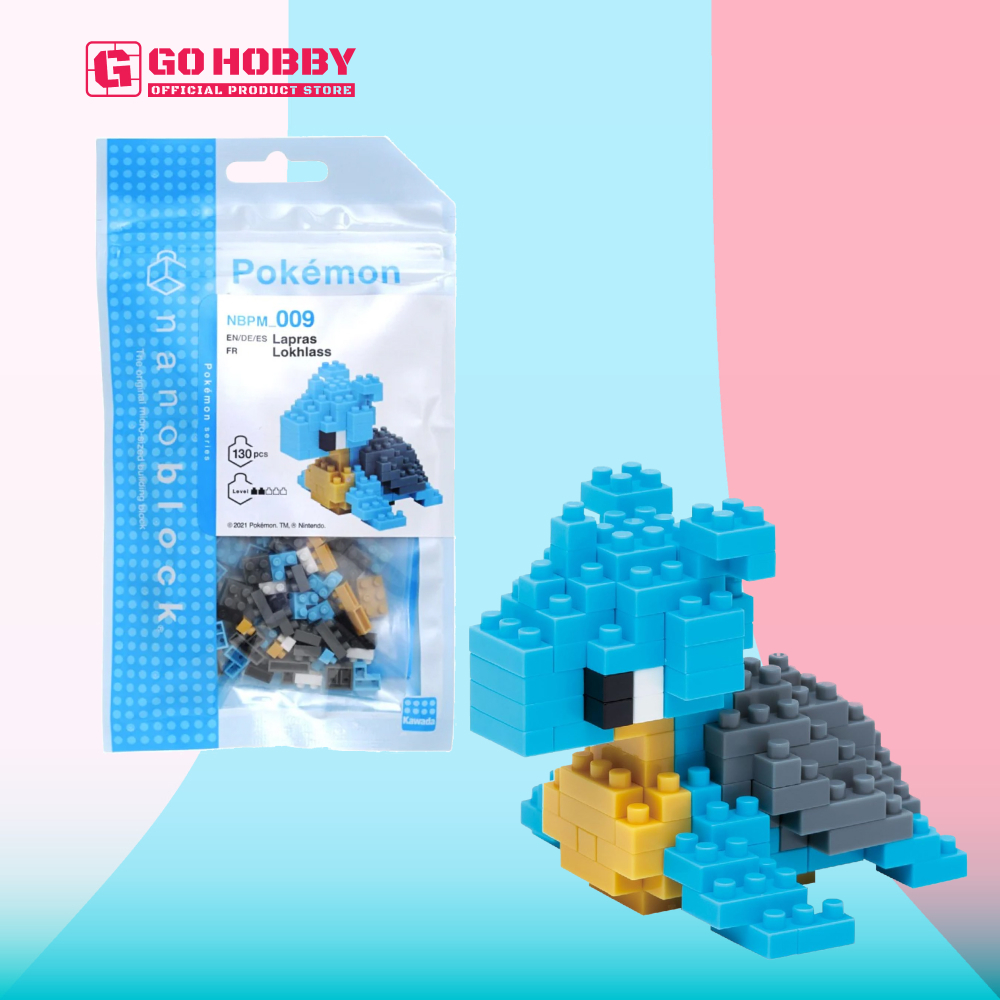 NANOBLOCK | Pokenano: Lapras | Đồ chơi mô hình lắp ráp nhân vật ...