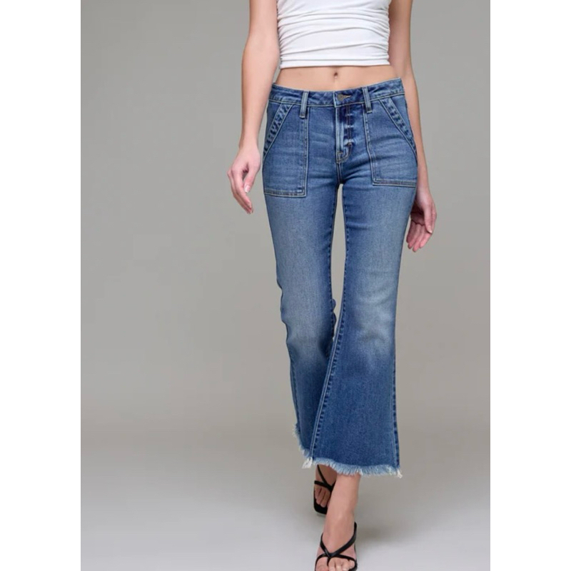 Quần jeans Nữ Vnxk Mỹ dư xịn(sz 27eo 74-78cm,sz 29eo 80-84,) ống vẩy cạp thấp | Shopee Việt Nam
