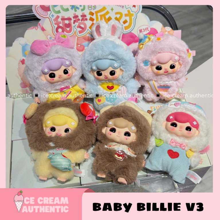 [Hỏa tốc HCM] Một hộp mù Baby Billie V3 Plush chính hãng | Shopee Việt Nam