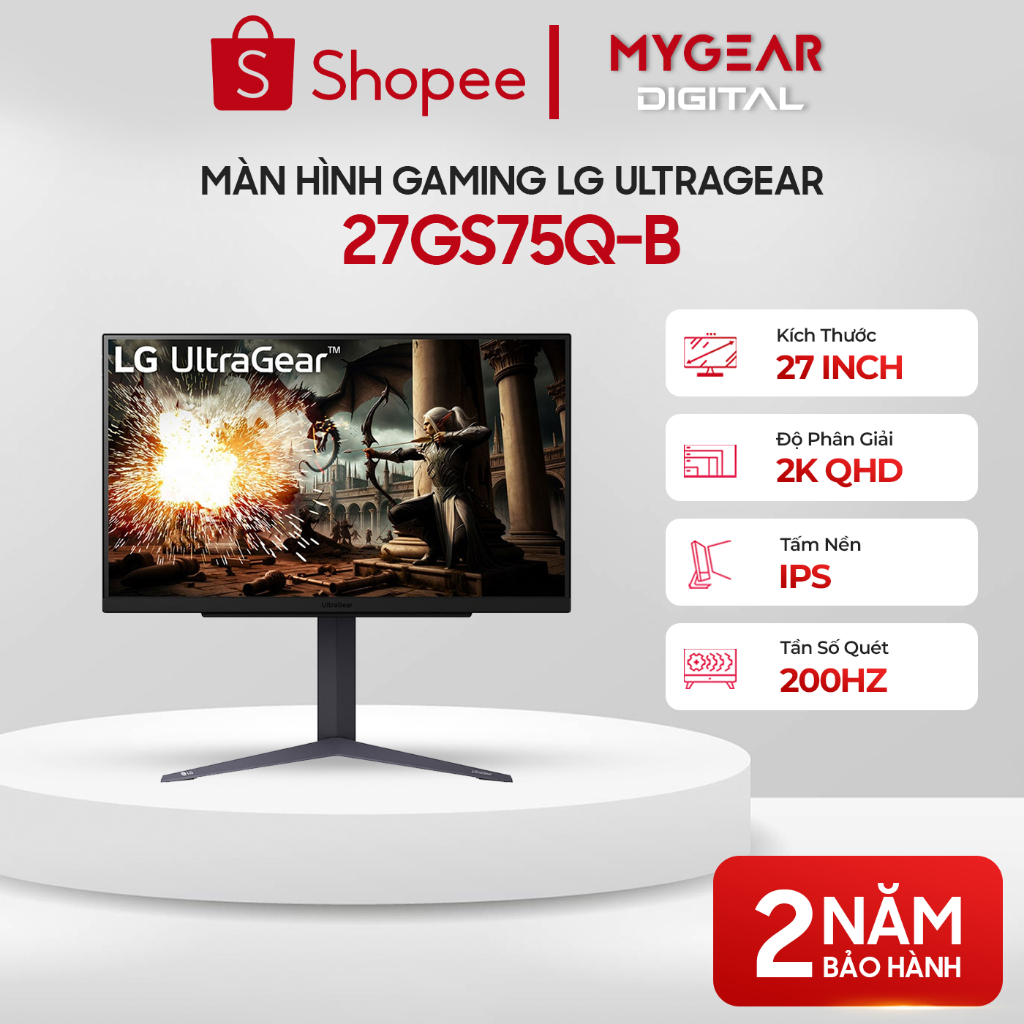 🔥 Màn Hình Gaming LG UltraGear 27GS75Q-B 27 Inch QHD IPS 200Hz 1ms ...