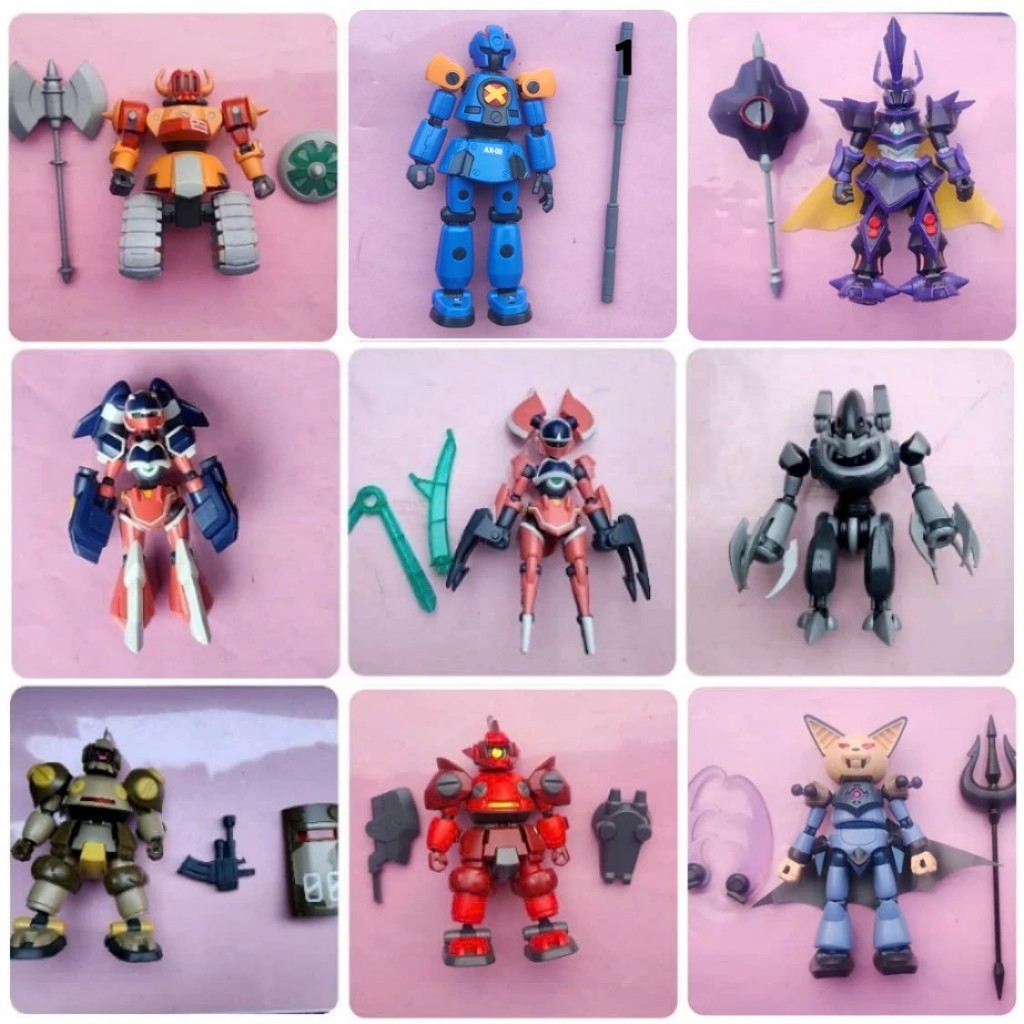 LBX Hãng Bandai 2nd đầy đủ part ko box, ko sách - Lô 1 ( Có Odin ...