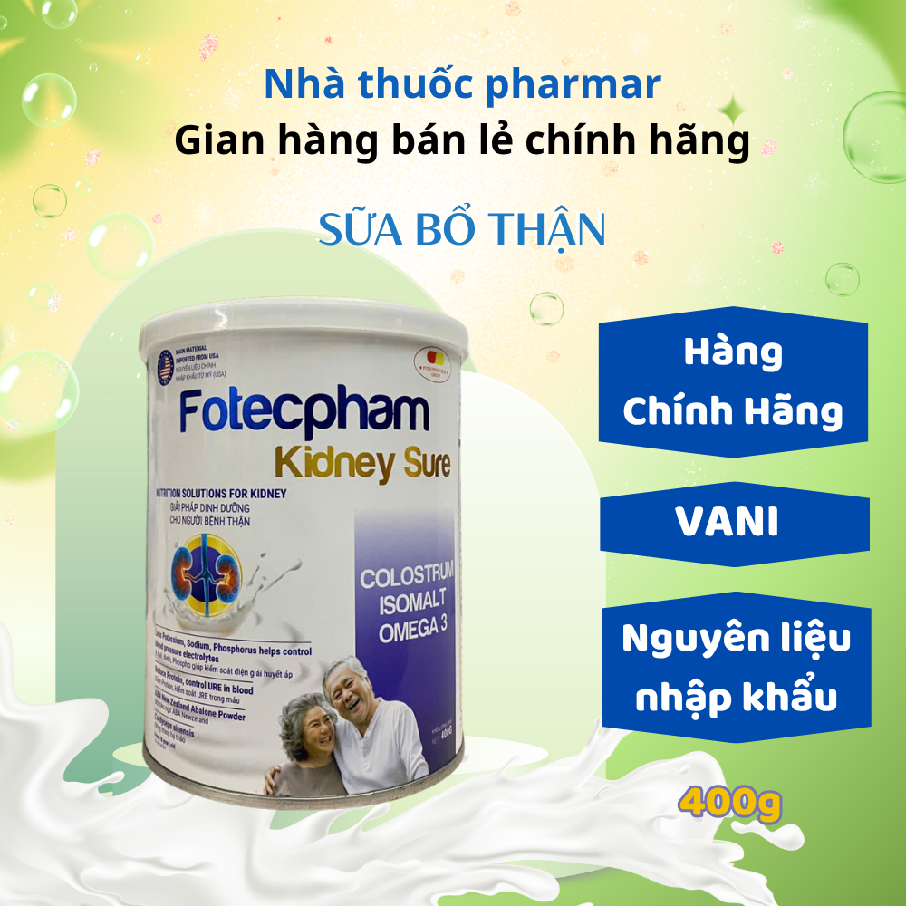 Sữa Bổ Thận Kidney Sure Fotechpham - Giải Pháp Dinh Dưỡng Cho Người ...