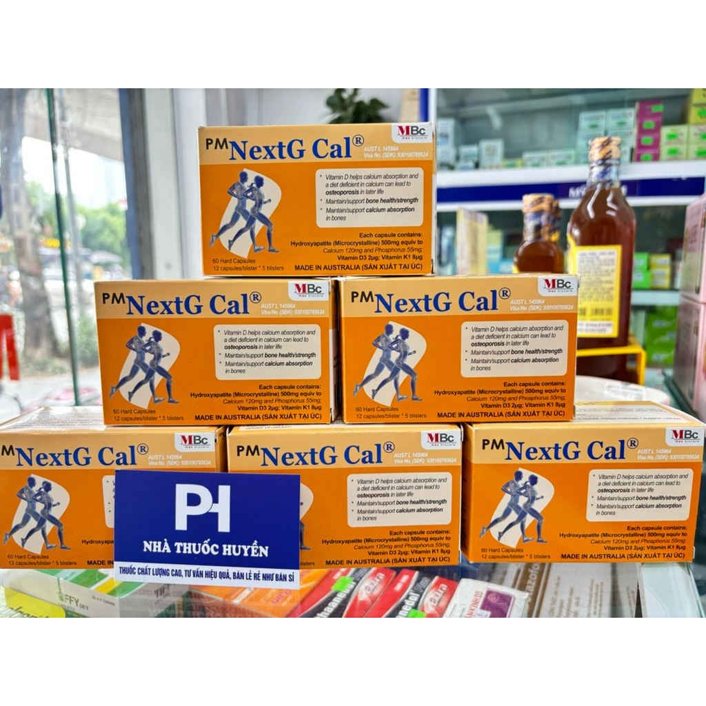 Viên uống bổ sung canxi hữu cơ PM NextG Cal ( Hộp 60 viên) nhập khẩu Úc ...