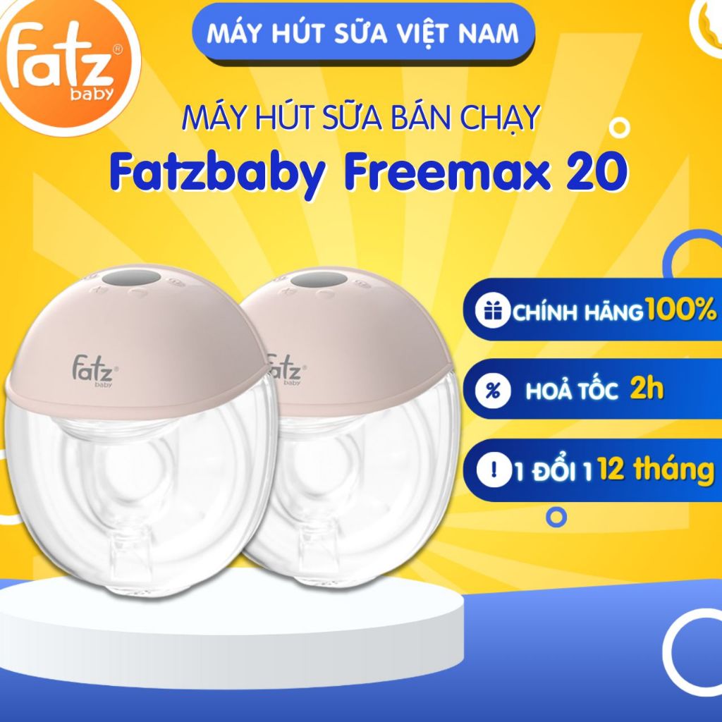 Máy hút sữa không dây Fatz Baby Freemax 20 rảnh tay Mát xa Hút êm Kiệt sữa FB1220TN | Shopee ...