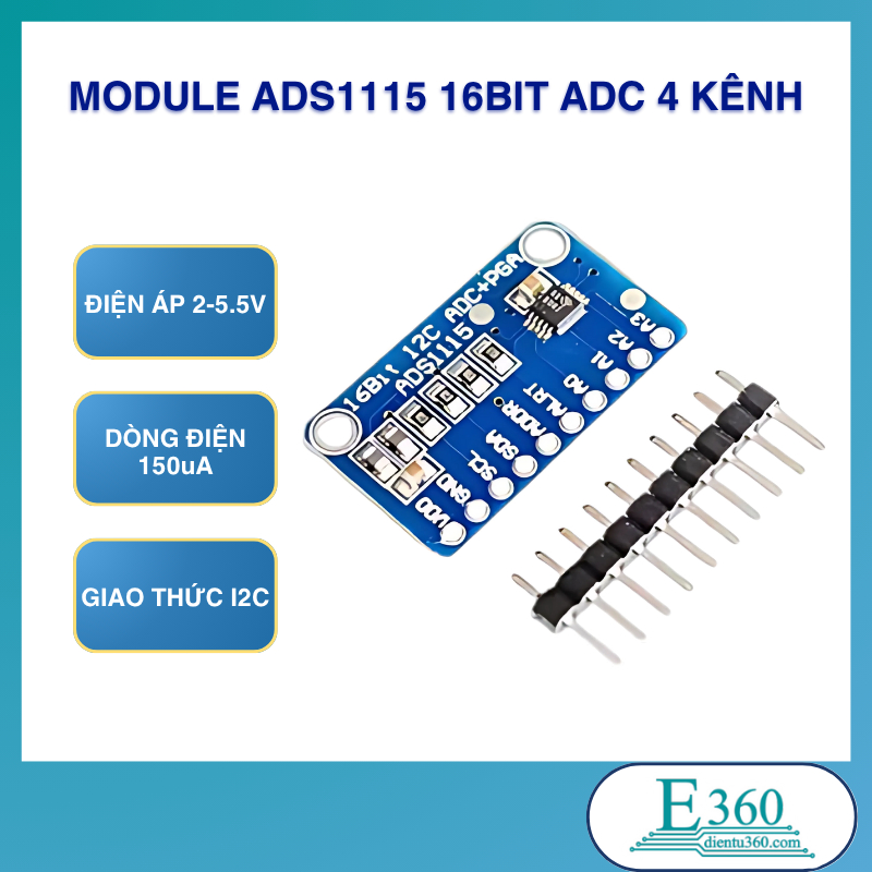Module ADS1115 16bit ADC 4 Kênh – Bộ Chuyển Đổi Tín Hiệu Analog Sang Digital | Shopee Việt Nam
