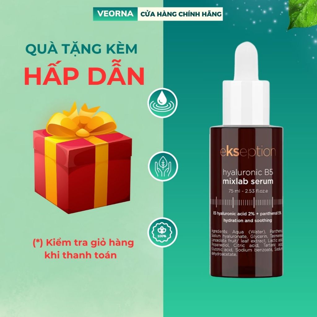 Tinh Chất Cấp Ẩm, Phục Hồi Da Ekseption Hyaluronic B5 Mixlab Serum ...