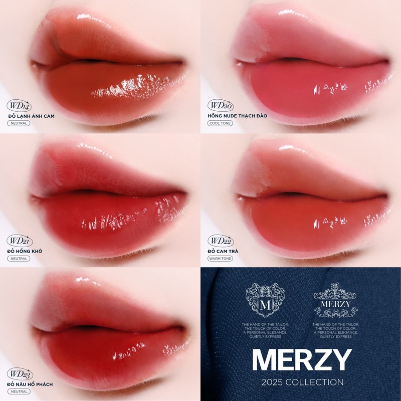 [Livestream] Son Tint Bóng Merzy The Watery Dew Tint Ver 4/ Bisous Glow ...