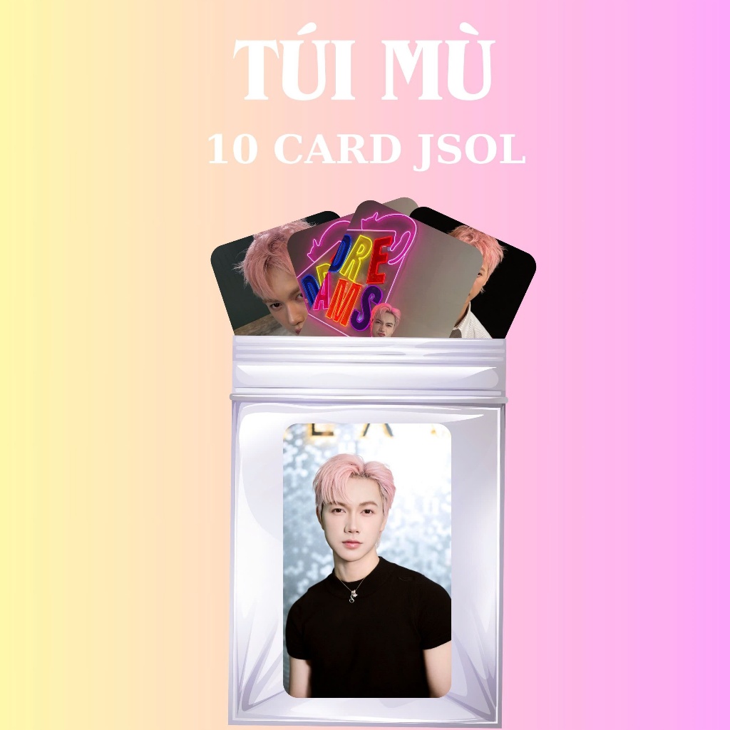 Túi mù gồm 10 card JSOL ATSH bo góc không trùng TooYoo CARD0008 ...