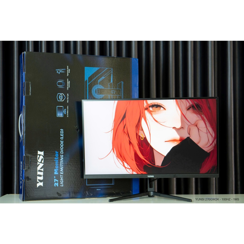 Màn hình máy tính Yunsi Y270GW 2K (27", 100Hz, 2K, IPS, DP, HDMI) - Màu ...