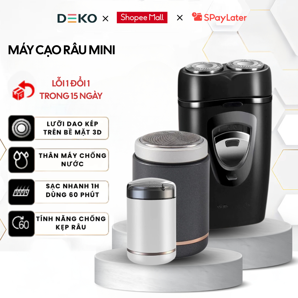 Máy Cạo Râu Mini METIS, Có TÍnh Năng Tích Điện Sạc Thông Minh Pin Trâu ...
