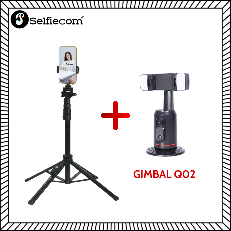 Combo Gậy Chụp Ảnh Yunteng XC 90 và Gimbal Q02 Xoay 360° Tự Động - Phụ Kiện Quay Vlog ...