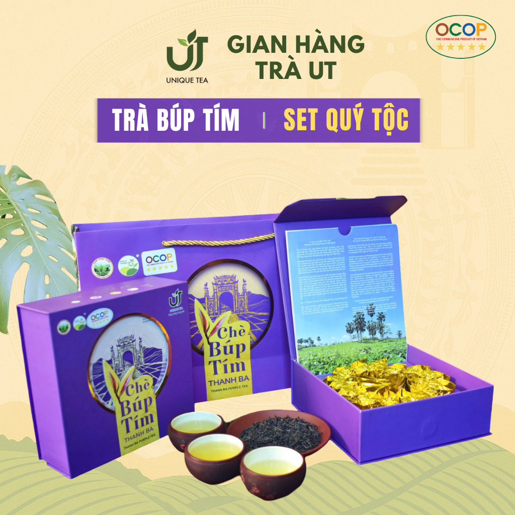 Chè búp tím UT set QUÝ TỘC đặc sản biếu tặng cao cấp - Trà UT | Shopee ...