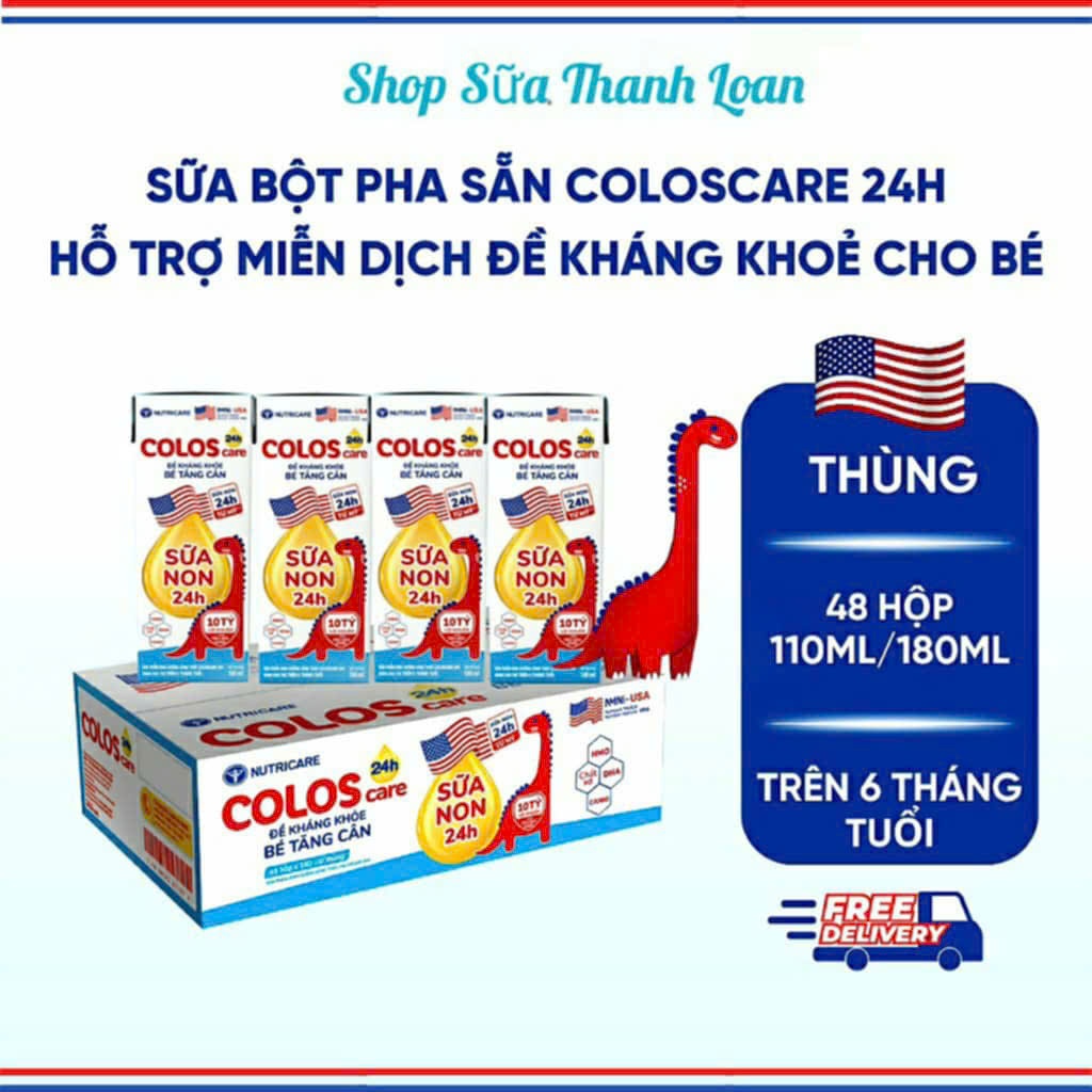 [HSD T3-2026] COMBO 4 LỐC 16 Hộp Sữa Nước Nutricare ColosCare 110ml Tăng Cường Miễn Dịch ...
