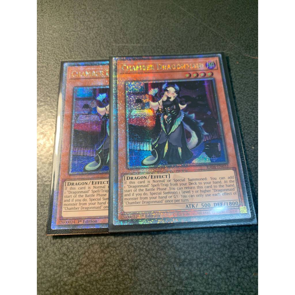 thẻ bài Yugioh chính hãng Chamber Dragonmaid RA04-EN032 25th | Shopee Việt Nam