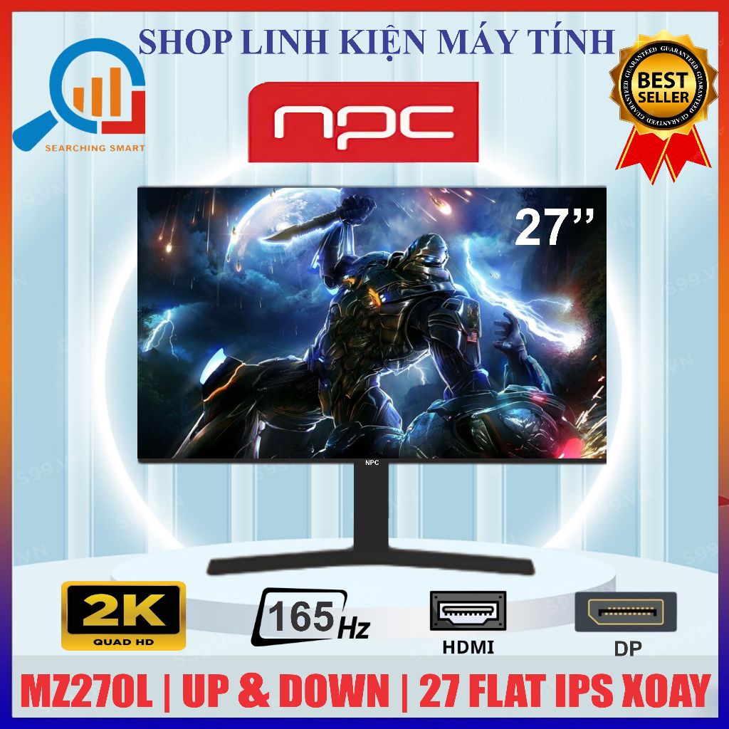 Màn hình PC 27inch 2K Hãng NPC PHẲNG XOAY - RGB UP& DOWN - Bảo hành 36 tháng !!! | Shopee Việt Nam