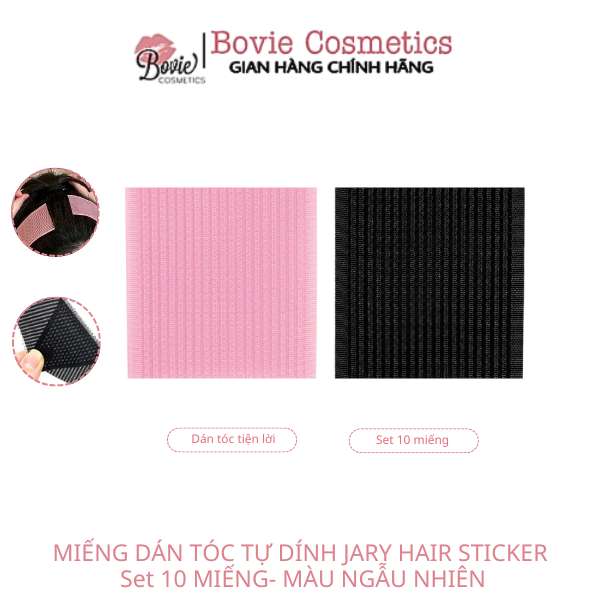Set 10 miếng dán tóc tự dính Jary Hair Sticker màu sắc ngẫu nhiên ...