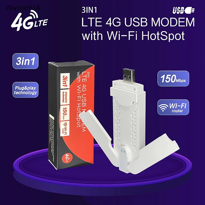 Bộ định tuyến Router LTE 4G USB MODEM WIFI Hotspot không dây phát wifi ...