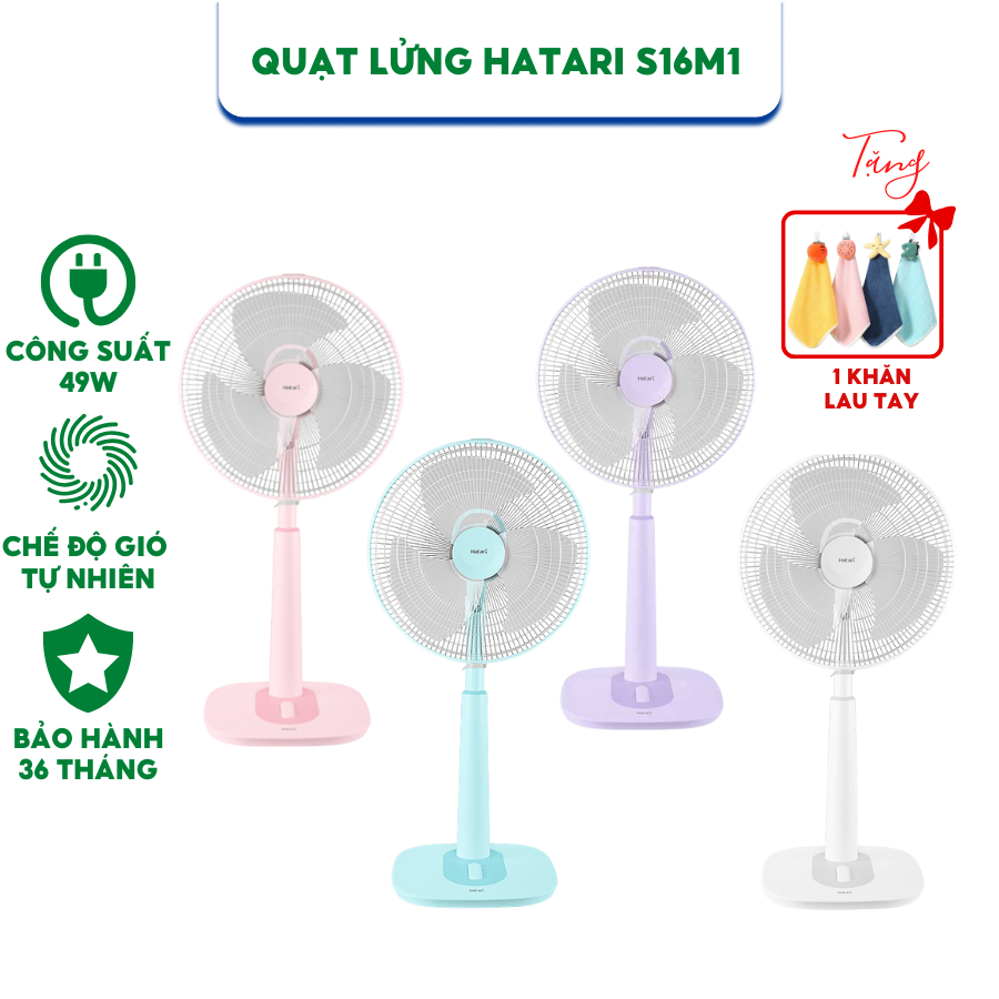 ( CHỈ GIAO HOẢ TỐC) Quạt lửng Hatari HT-S16M1 - Công suất 49W - 3 tốc ...