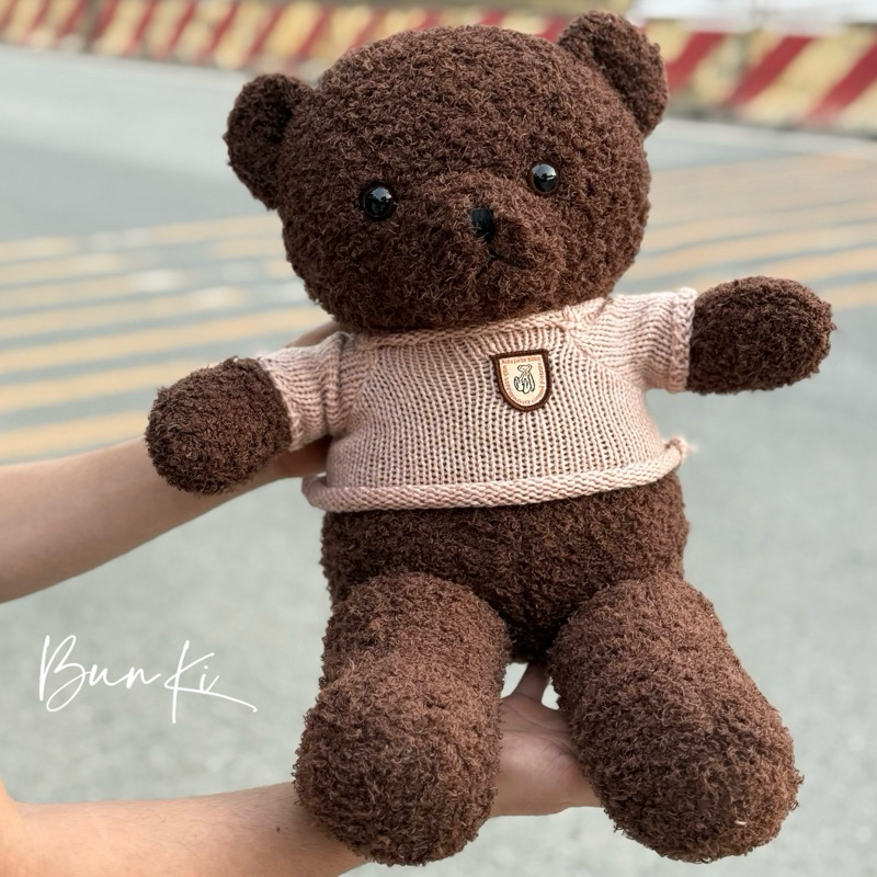 GẤU BÔNG BOBBY BROWN 60CM NÂU ĐEN CAO CẤP BUNKI | Shopee Việt Nam