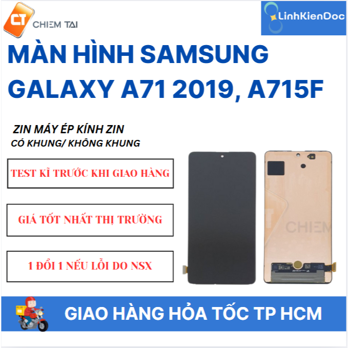 Màn hình Samsung Galaxy A71 2019, A715F zin máy ép kính zin | Shopee ...