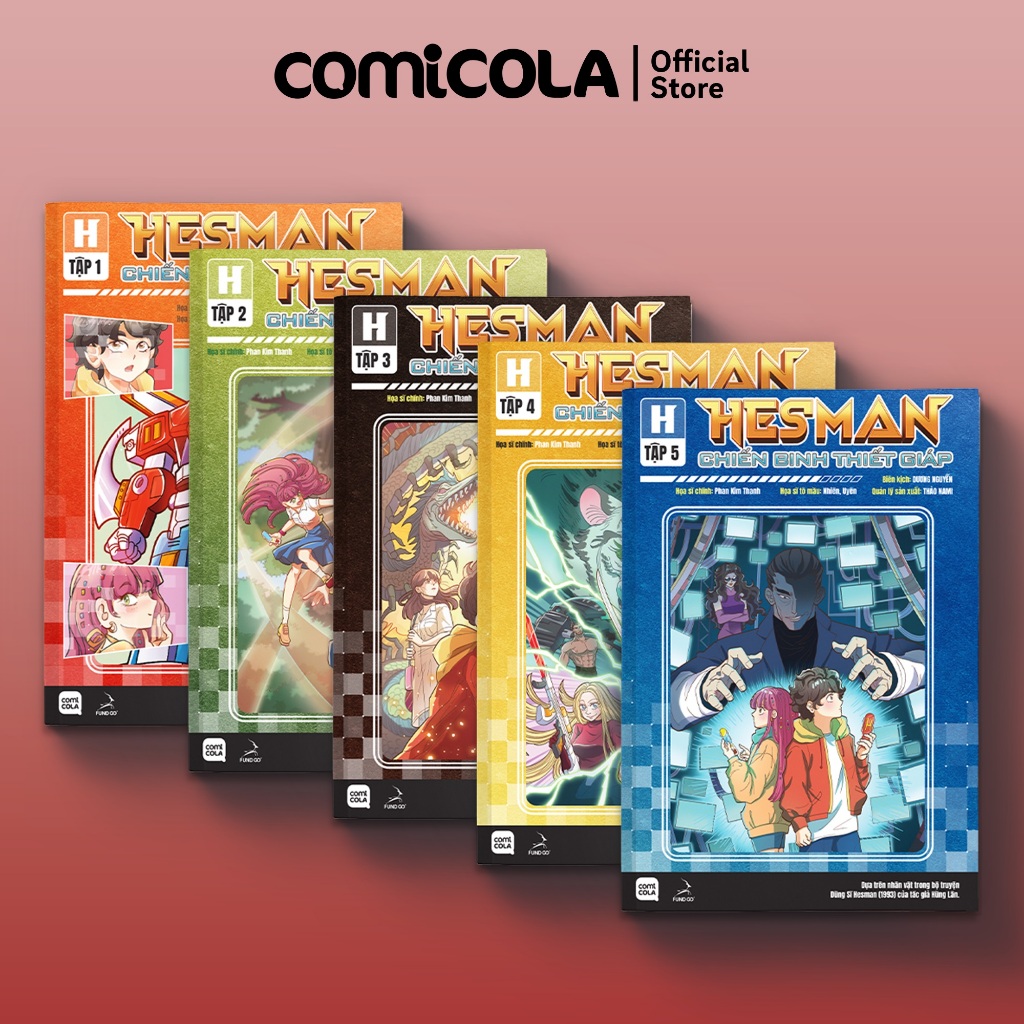 Truyện Tranh Hesman – Chiến Binh Thiết Giáp – Combo 5 Tập 1,2,3,4,5 | Shopee Việt Nam