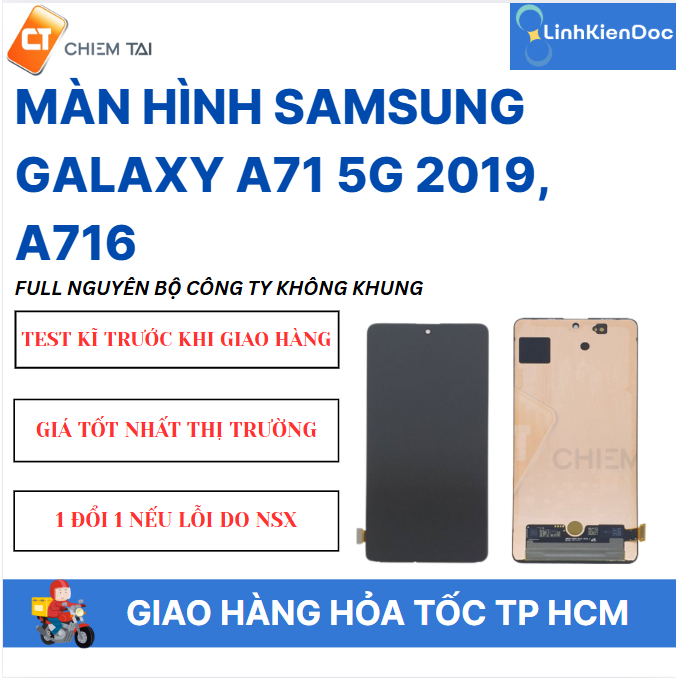 Màn hình full nguyên bộ công ty không khung Samsung Galaxy A71 5G 2019, A716 | Shopee Việt Nam