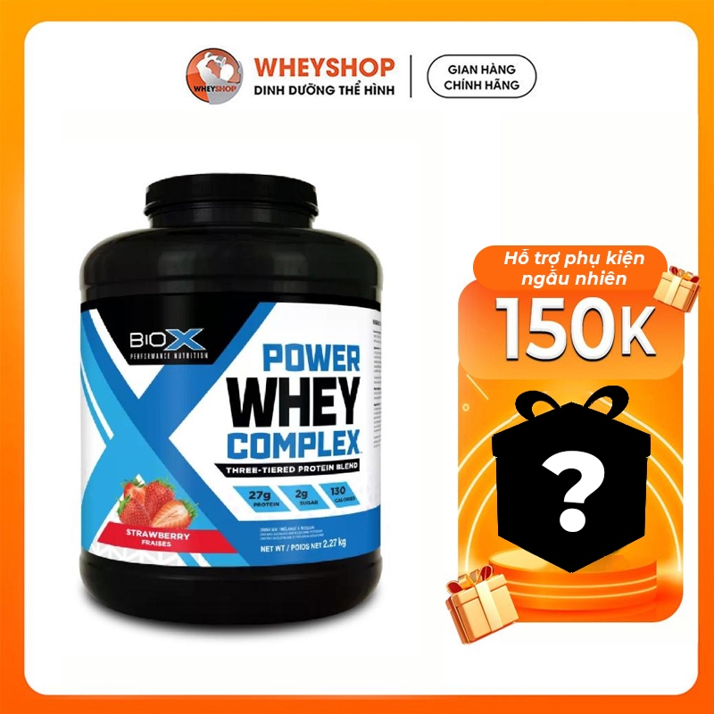 Sữa dinh dưỡng bổ sung protein Power Whey Complex BioX 5lbs - WHEYSHOP HCM | Shopee Việt Nam