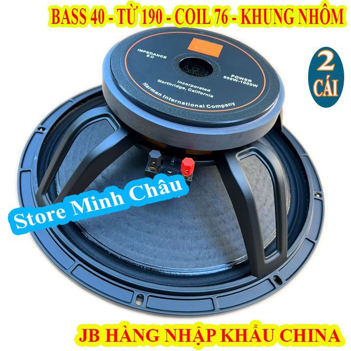 CẶP CỦ LOA BASS 40 NHẬP KHẨU, MÀNG 2 GÂN, KHUNG NHÔM TỪ 190, COIL 76 CAO CẤP - GIÁ 2 CHIẾC ...