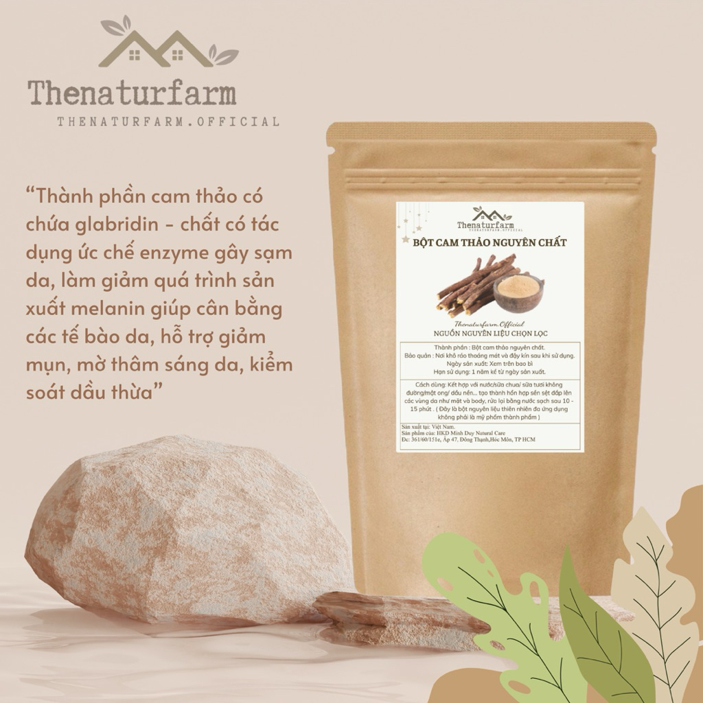 Bột cam thảo nguyên chất Thenaturfarm [ 50GR ] Licorice Root Powder | Shopee Việt Nam