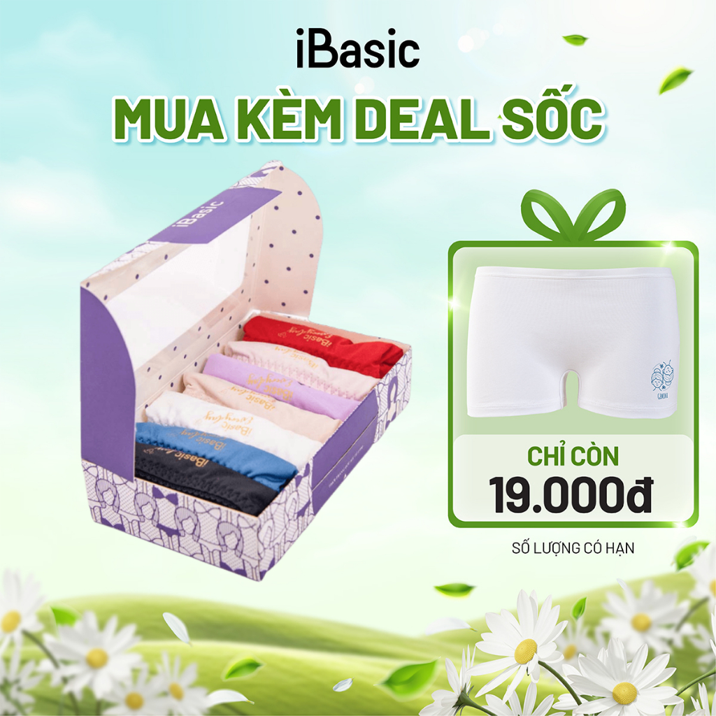 Hộp combo 7 cái Quần lót nữ iBasic thun iBasic V110 | Shopee Việt Nam
