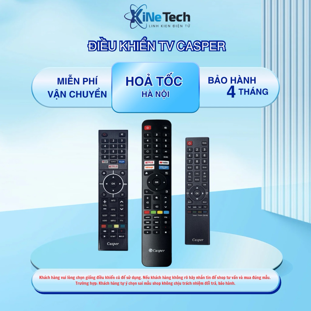 Điều khiển TV Casper L1, L2, Smart - REMOTE TV CASPER L1, L2, SMART ...