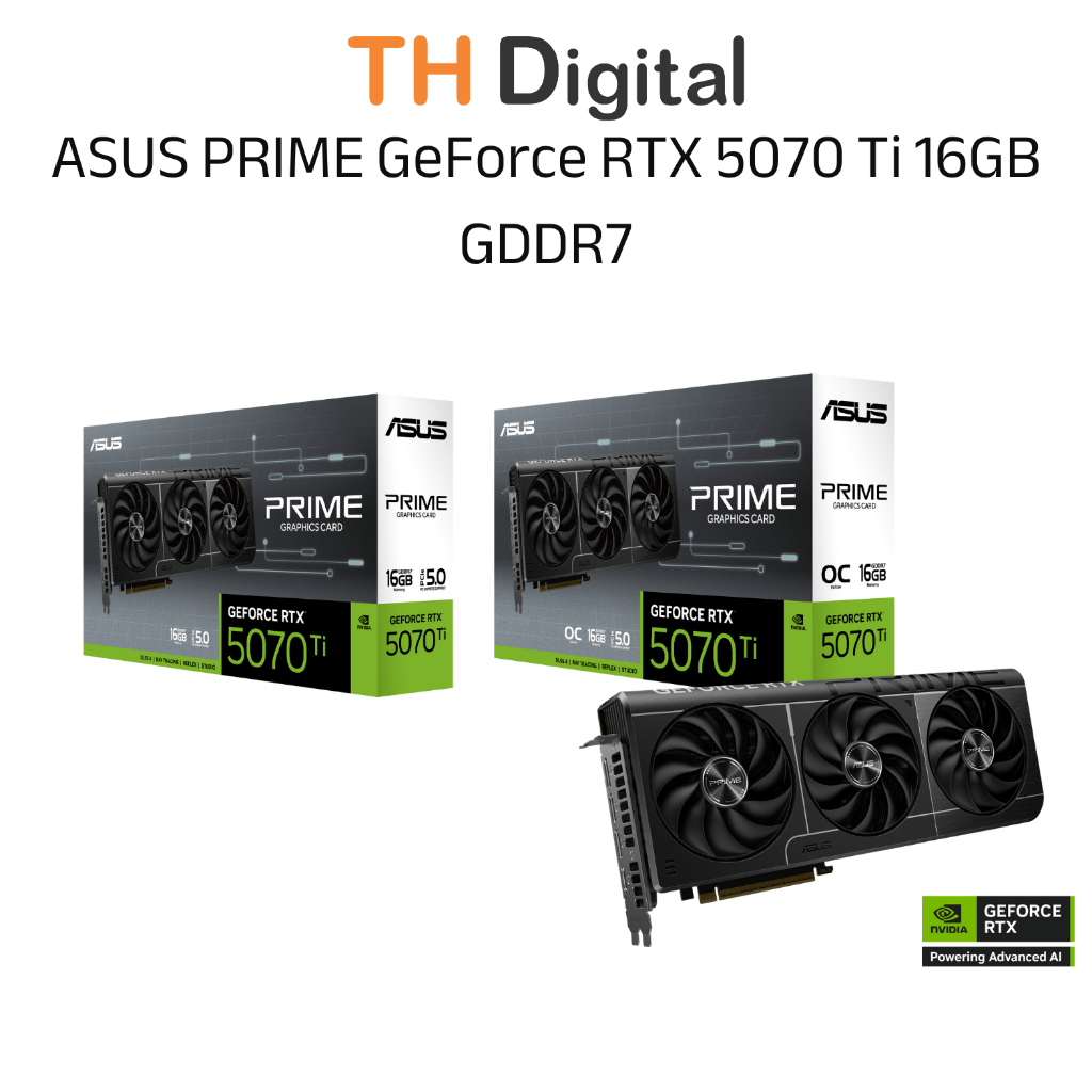 VGA ASUS PRIME GeForce RTX 5070 Ti 16GB GDDR7 OC Edition PRIME ...