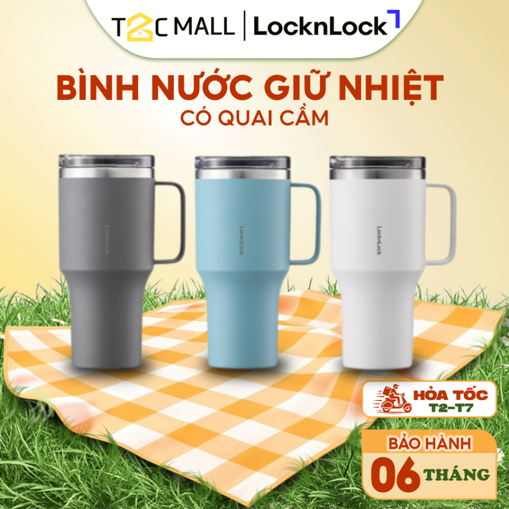 Bình giữ nhiệt LocknLock Metro King 820ml , Có Tay Cầm LHC4326 -T2CMALL | Shopee Việt Nam