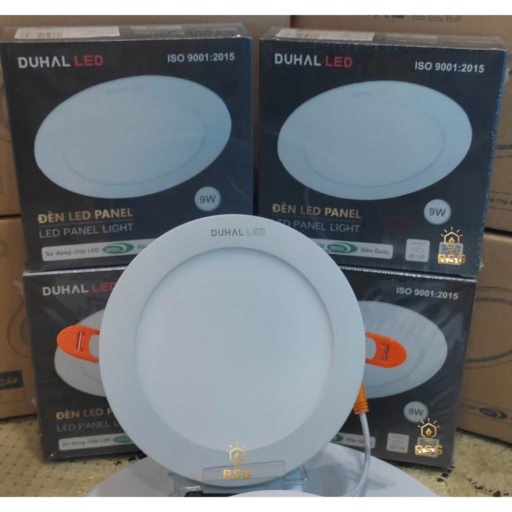 ĐÈN LED PANEL ÂM TRẦN SIÊU MỎNG TRÒN DUHAL 9W (KDGT509) | Shopee Việt Nam