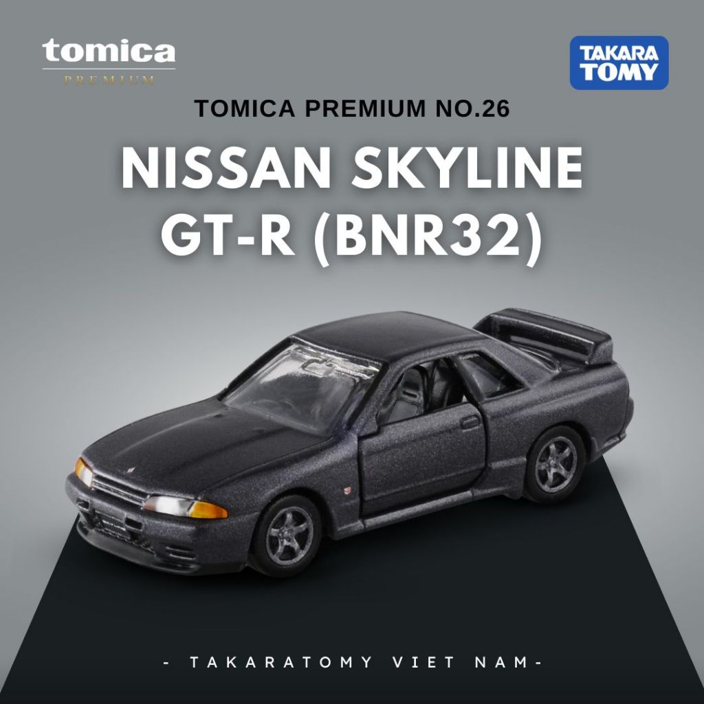 Xe mô hình Tomica Premium No.26 Nissan Skyline GT-R (BNR32) Fullbox Chính Hãng TakaraTomy ...