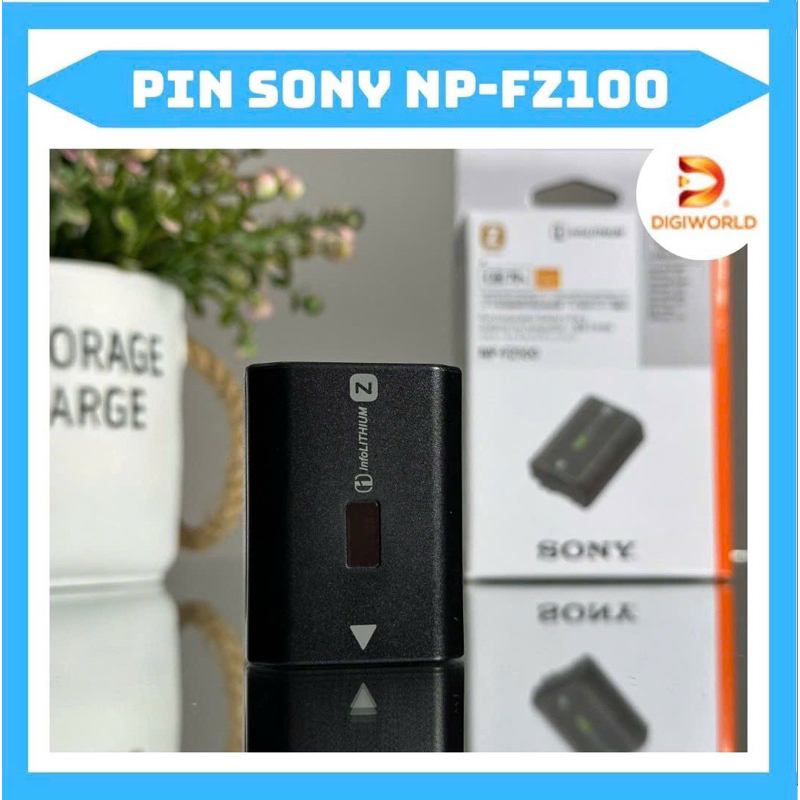 Pin Sony Fz100 tương thích cho máy ảnh Sony A9, Sony A7 Mark III, A7R ...
