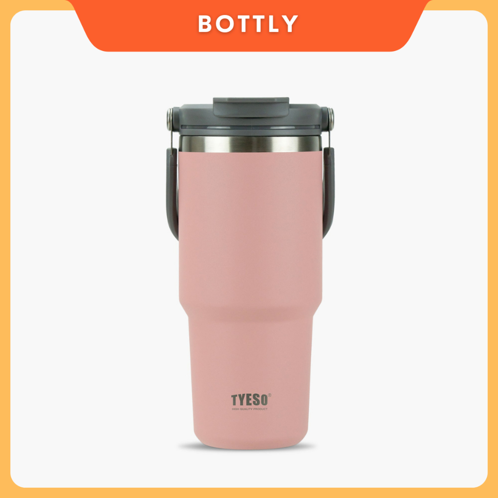 Ly giữ nhiệt khắc tên TYESO ROAM 750ml, bằng thép không gỉ, kèm ống hút và quai xách | TS-8827 ...
