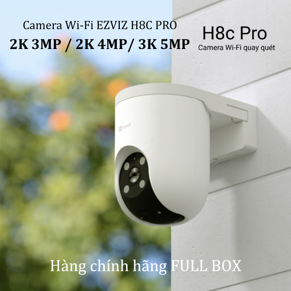 Camera Wifi EZVIZ H8C PRO 2K 3MP | 2K+ 4MP | 3K 5MP | Nhận dạng Người ...
